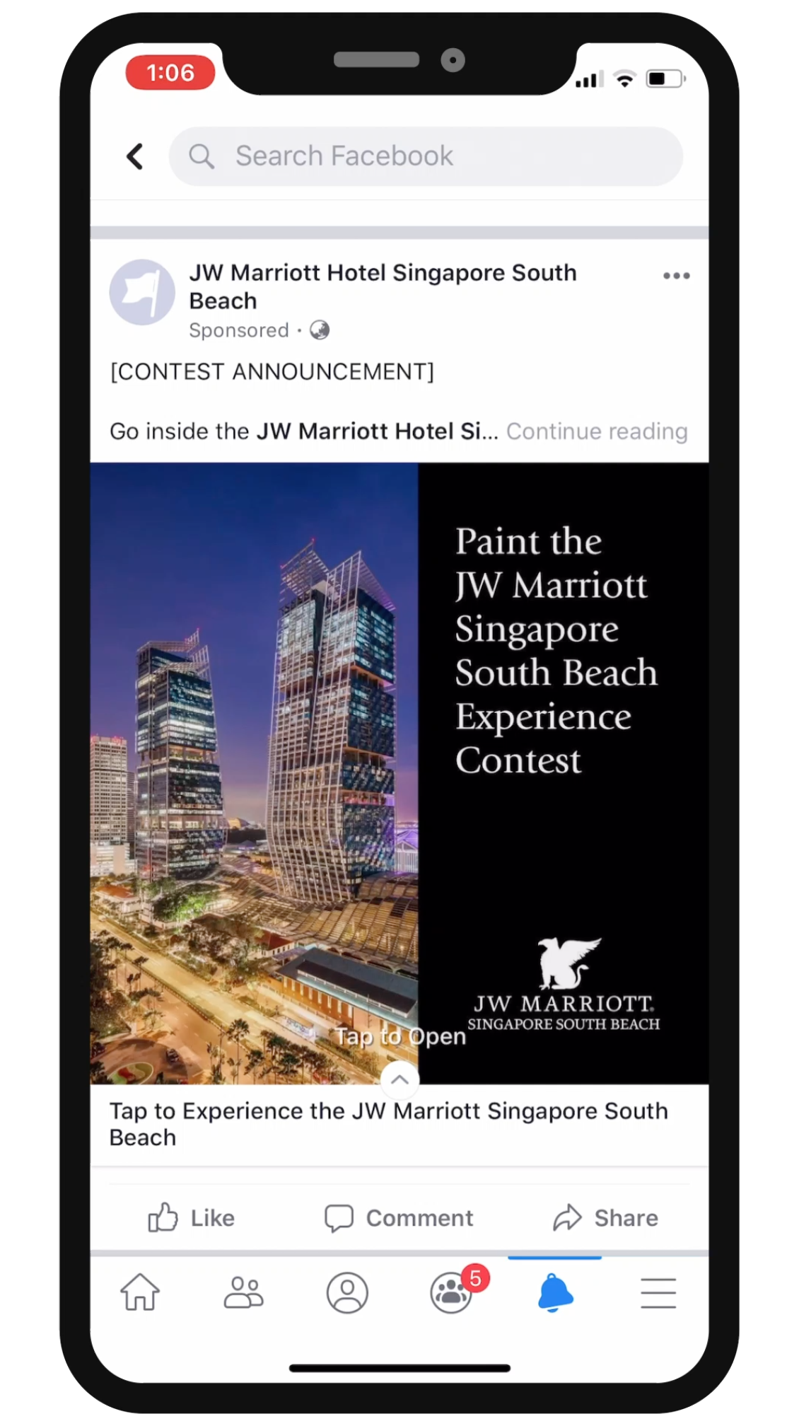 jw marriott singapore south beach canvas thumb - Darelicious